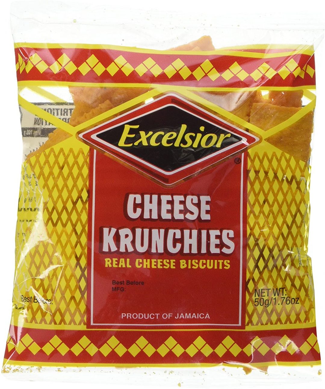 EXCELSIOR CHEESE KRUNCHIES 55g | Sunland Caribbean Foods